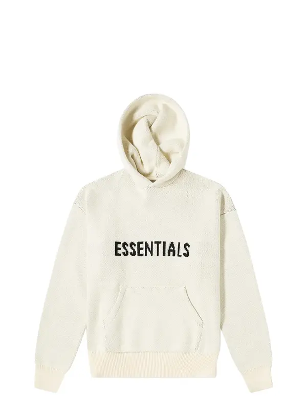 Fear Of God Knit Hoodie - Cream