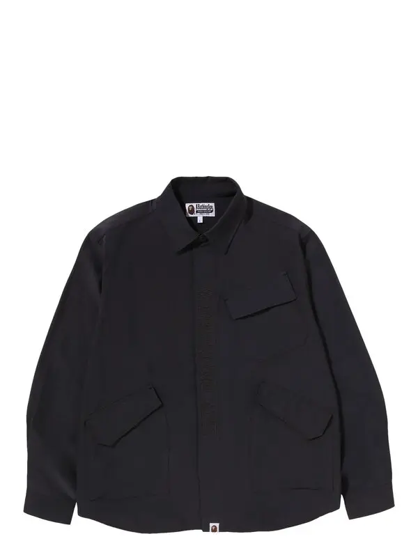 A BATHING APE Relaxed Fit Army Shirt - Black