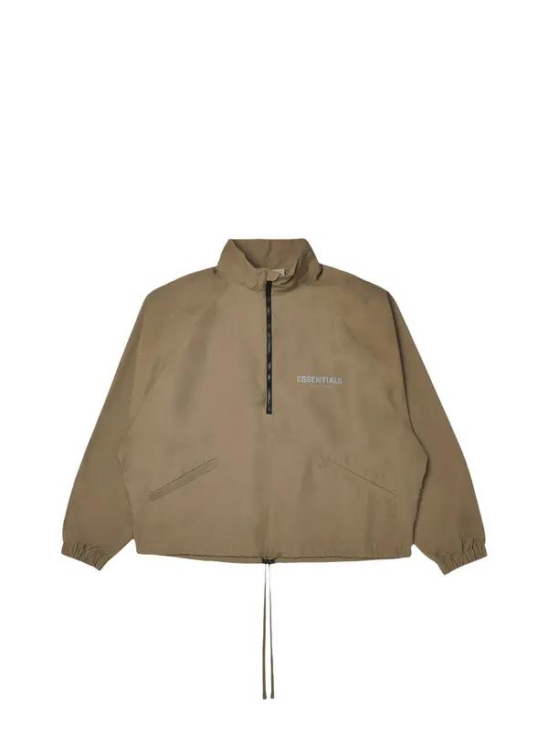 Fear Of God Half Zip Track Jacket 'harvest - Brown