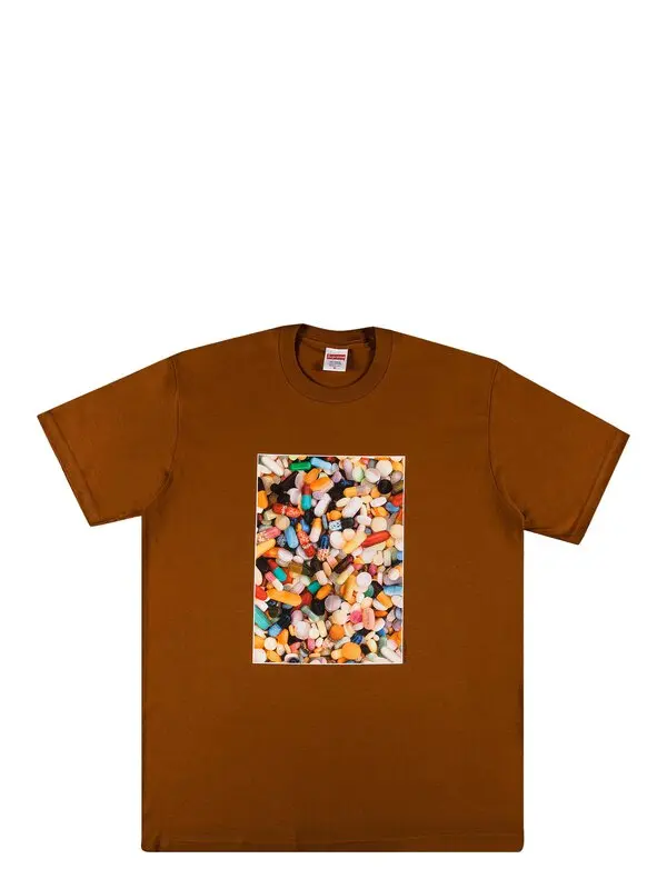 Supreme Pills Tee - Brown