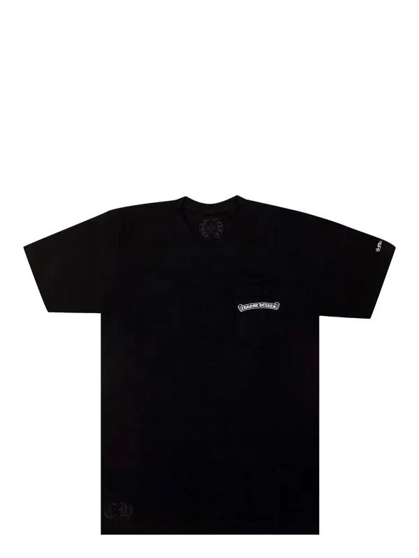 Chrome Hearts Scroll Logo T-shirt - Black