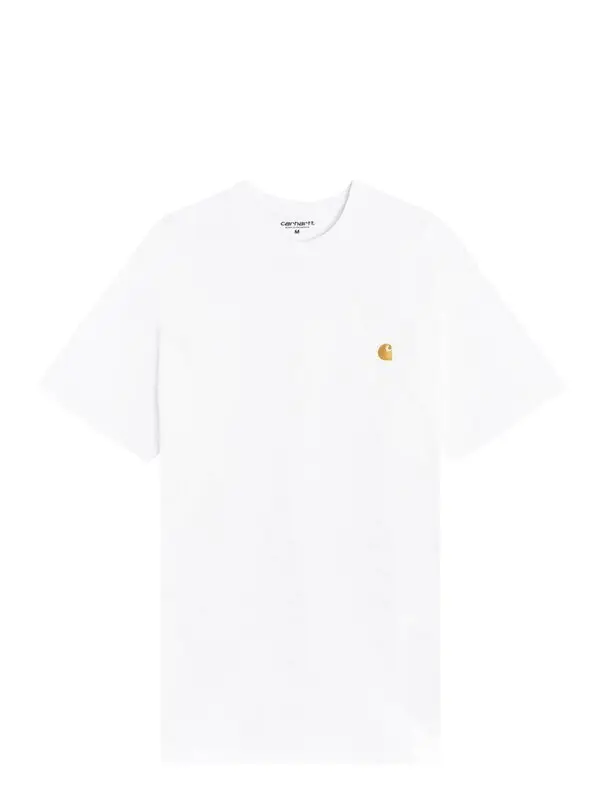 Carhartt Work In Progress Short-sleeve Chase T-shirt /gold - White