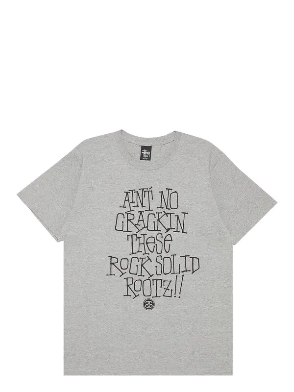 StÜssy Ain't No Crackin' T-shirt - Grey