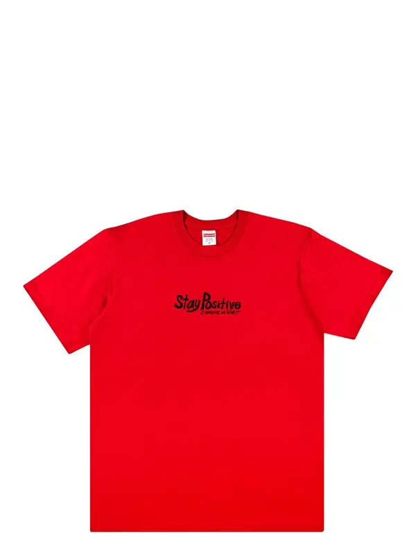 Supreme Stay Positive Tee - Red
