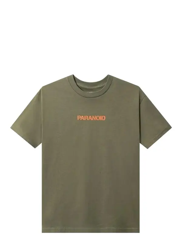 ANTI SOCIAL SOCIAL CLUB X Undefeated Paranoid Tee 'olive - Green