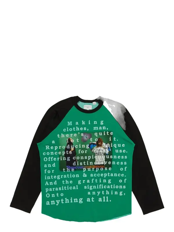 Supreme X Bernadette Corporation Raglan Long-sleeve Top - Green