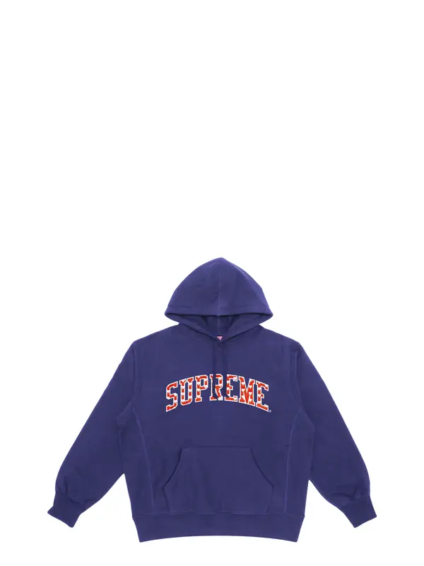 Supreme Hearts Arc Hooded Sweatshirt - Blue