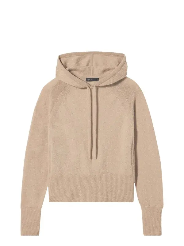 Rhude Knit Hoodie - Tan