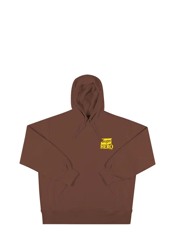 Supreme X Antihero Hooded Sweatshirt - Brown