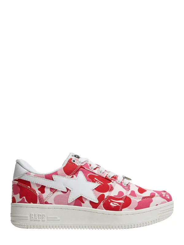 BAPE Bapesta Low 'abc Camo - Pink