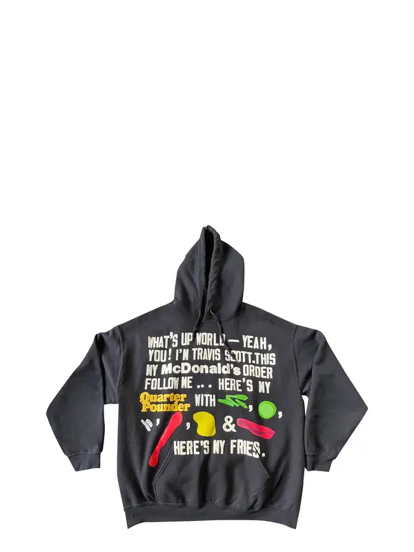 CACTUS JACK BY TRAVIS SCOTT X Cactus Plant Flea Market Script Hoodie - Black