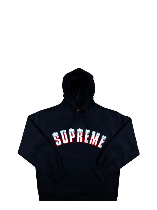 Supreme Icy Arc Hooded Sweatshirt - Blue