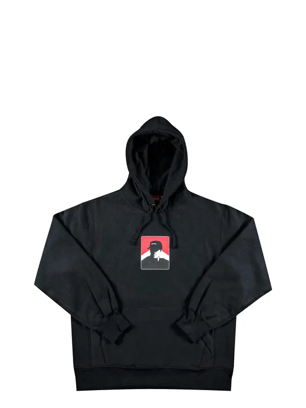 Supreme Portrait Hooded Sweatshirt - Black