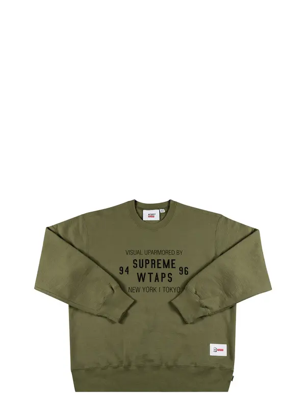 Supreme X Wtaps Crewneck - Green