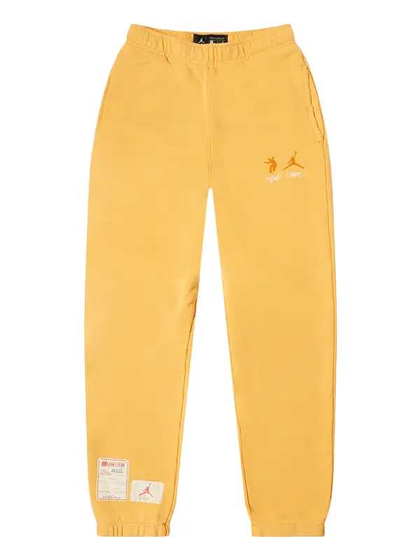 JORDAN X Union La Fleece Joggers 'sport Gold - Yellow