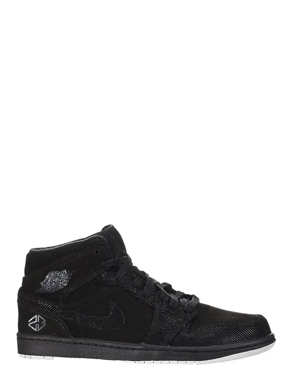 JORDAN 1 Mid 'suit And Sneakers' High-top Sneakers - Black
