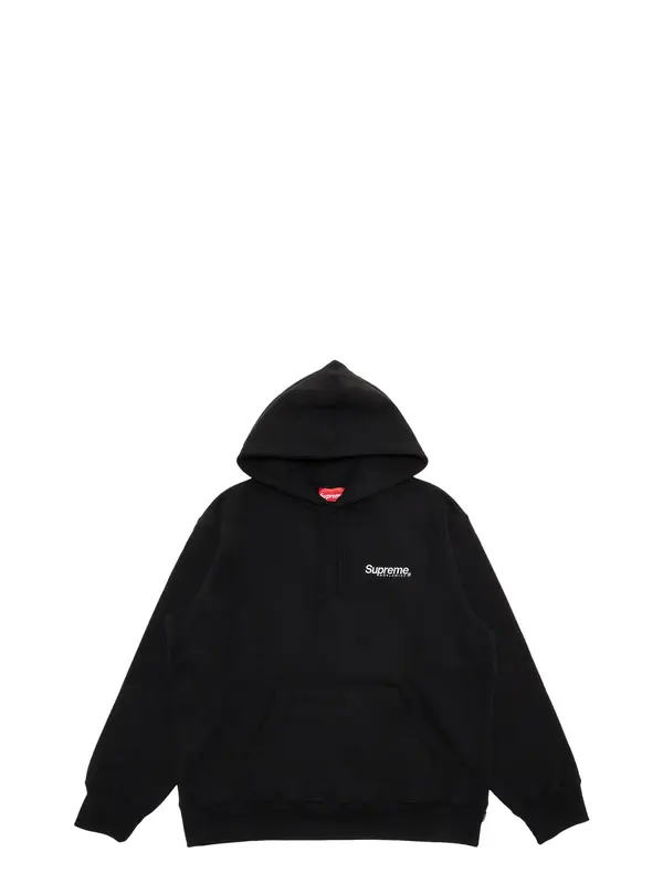 Supreme Worldwide Hooded Sweatshirt - Black
