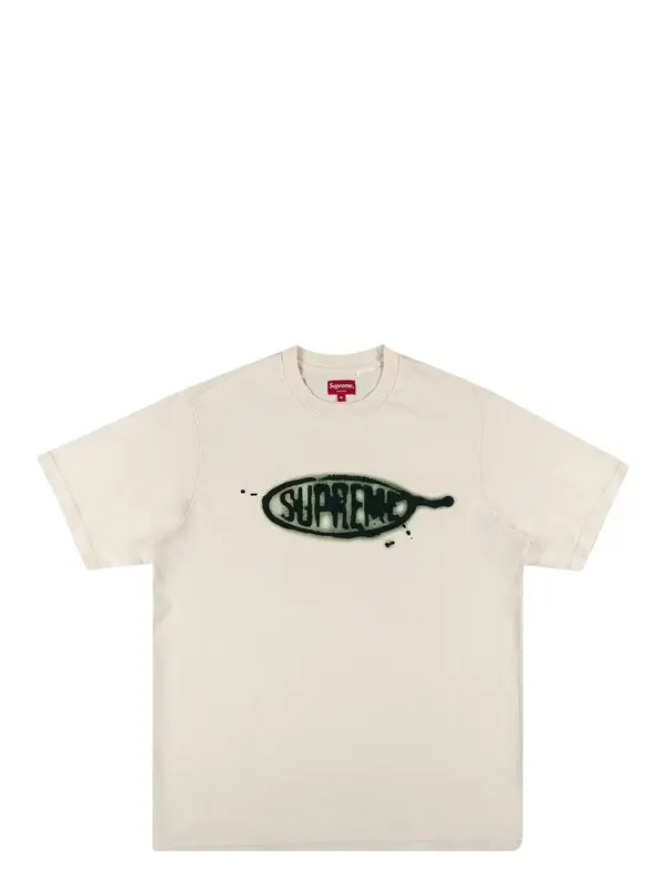 Supreme Ink Blot Short-sleeve Top 'natural - Cream