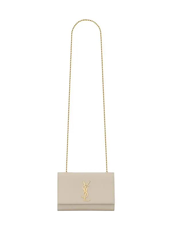 Saint Laurent Kate Small Chain Bag - White
