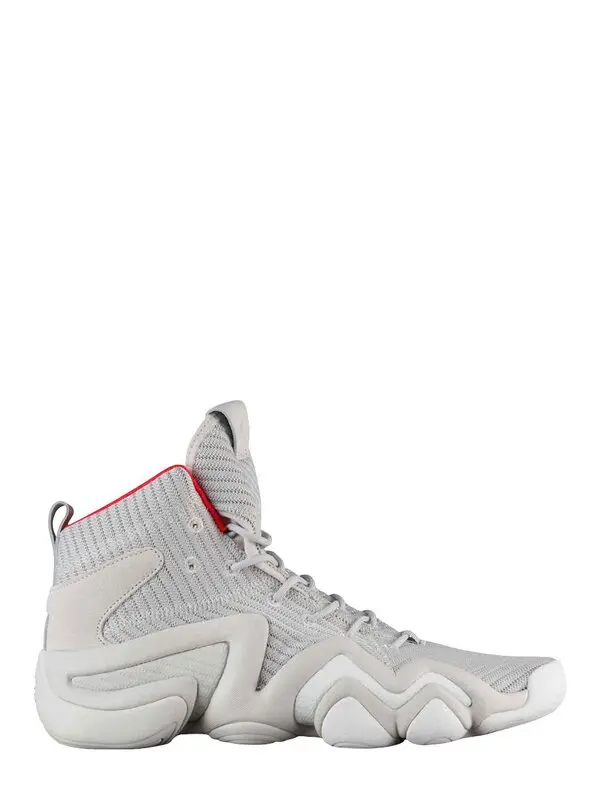 Adidas Crazy 8 Adv Primeknit High-top Sneakers - Grey