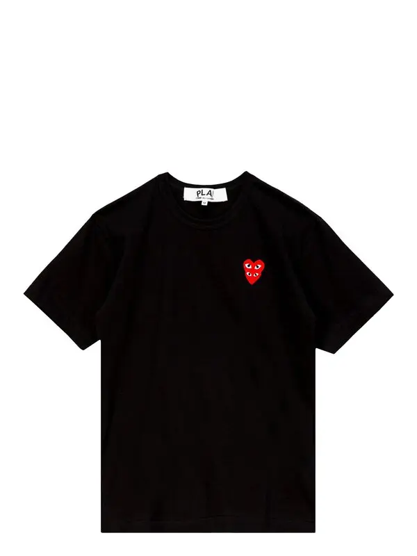 Play Comme Des Garcon Mini Heart T-shirt - Black