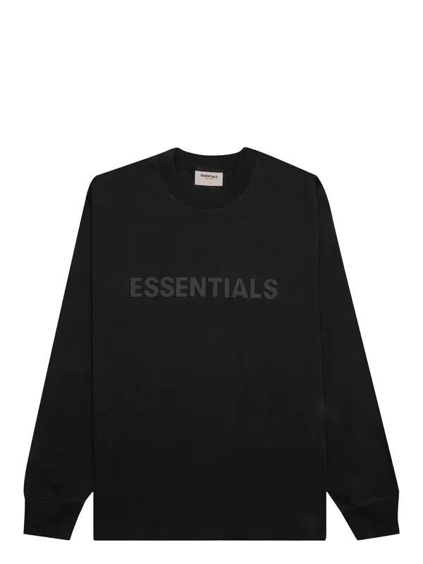 Fear Of God Long-sleeve Tee 'strech Limo - Black