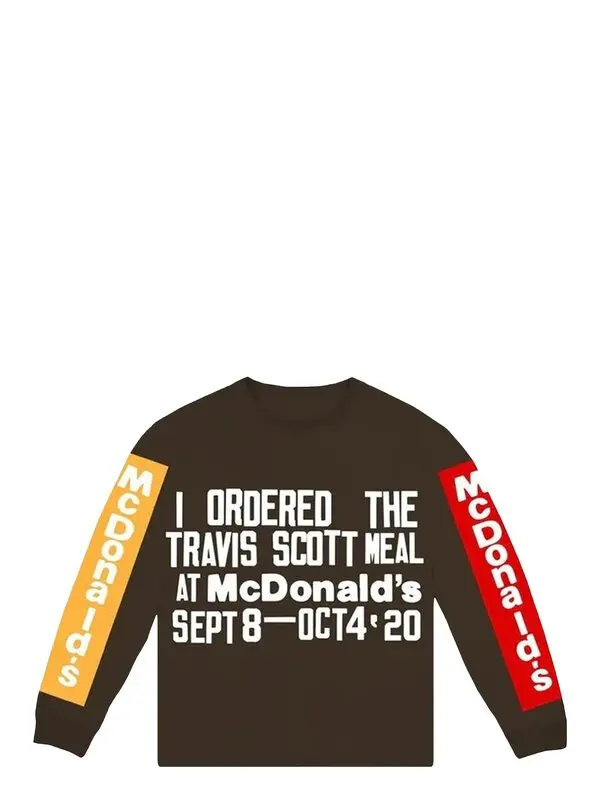 CACTUS JACK BY TRAVIS SCOTT X Cactus Plant Flea Market Souvenir Long-sleeve T-shirt - Brown
