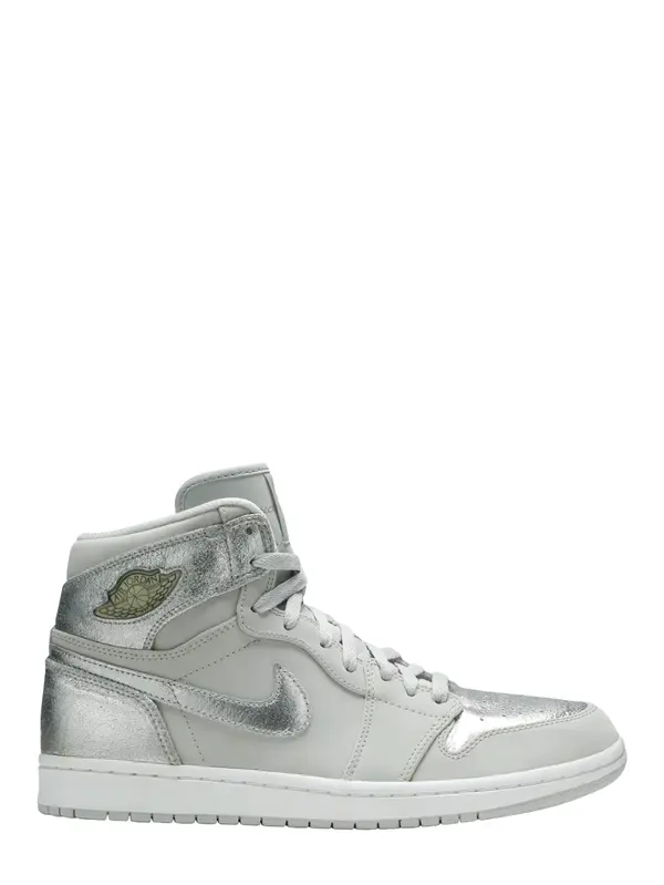 JORDAN 1 Retro Hi Silver '25th Anniversary' Sneakers - Grey