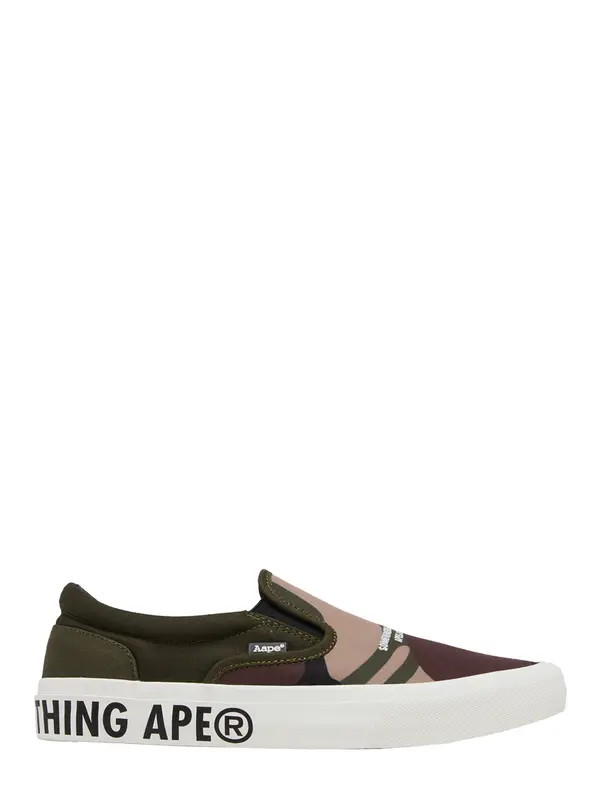 BAPE Aape Slip-on Camo - Green