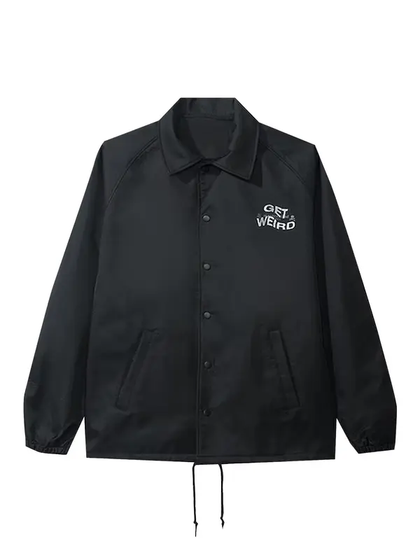 ANTI SOCIAL SOCIAL CLUB X Mastermind Get Weird Coach Jacket - Black