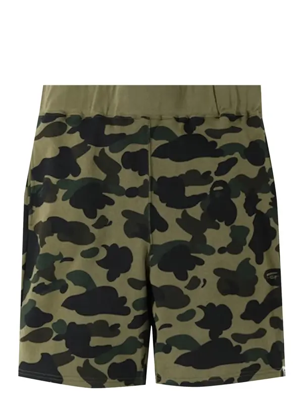 BAPE 1st Camo Sweat Shorts - Green