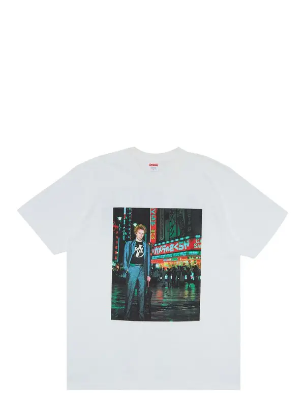 Supreme X Pil Live In Tokyo Tee - White