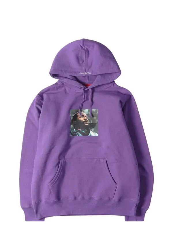 Supreme Marvin Gaye Hooded Sweatshirt - Purple