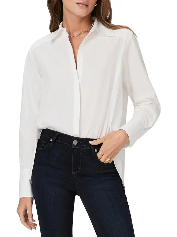 Paige Clemence Button-up Shirt - White