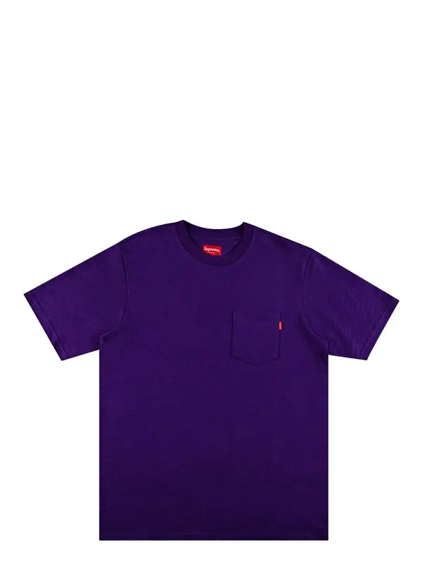 Supreme Short-sleeve Pocket Tee 'heather - Purple