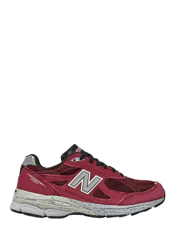 NEW BALANCE 990v3 Made In Usa Sneakers - Red