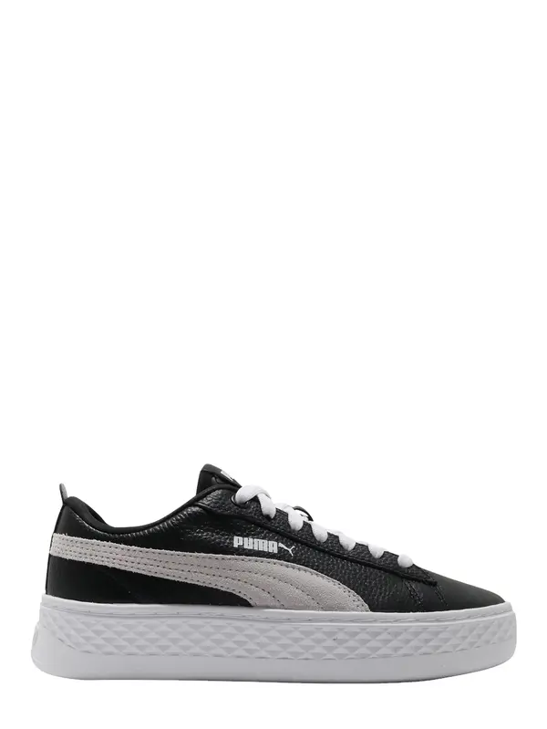 PUMA Smash Platform Leather Sneakers - Black