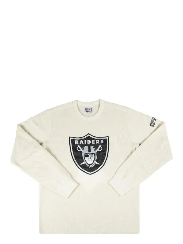 Supreme X Nfl Raiders '47 Thermal - Cream