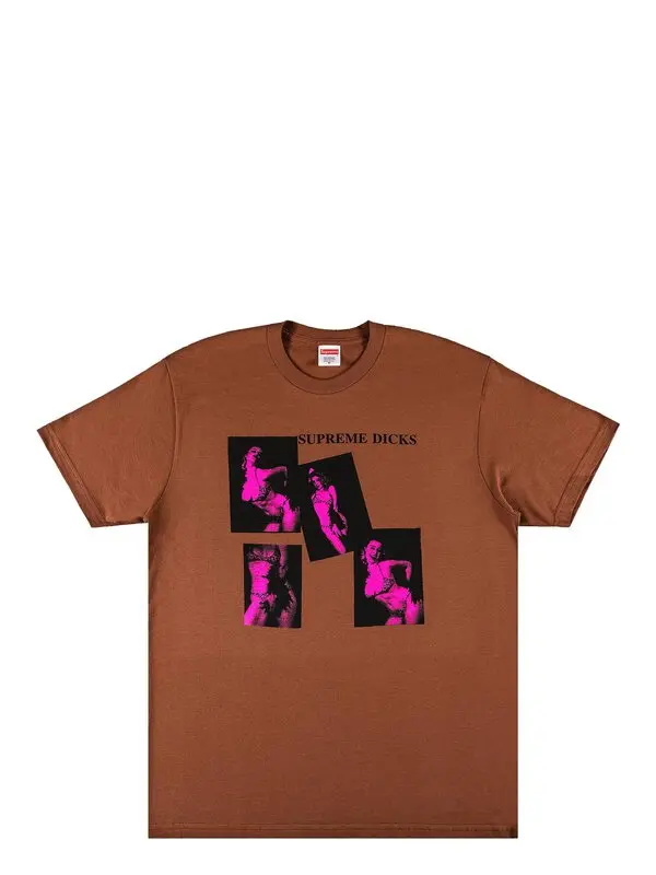 Supreme Dicks Tee - Brown