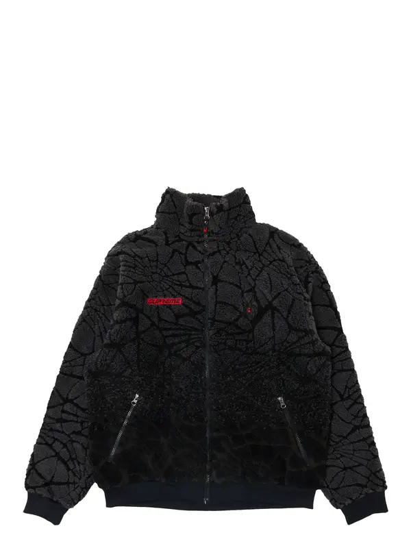 Supreme X Spyder Web Polar Fleece Jacket - Black