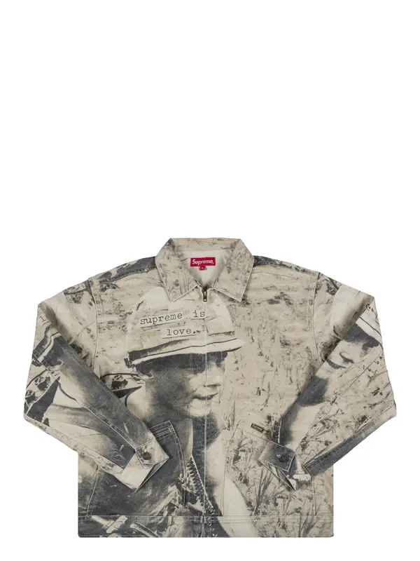 Supreme Is Love Denim Work Jacket - Tan