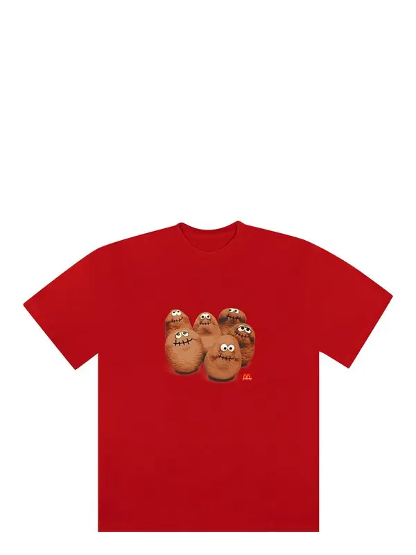 CACTUS JACK BY TRAVIS SCOTT X Mcdonald's Squad T-shirt - Red