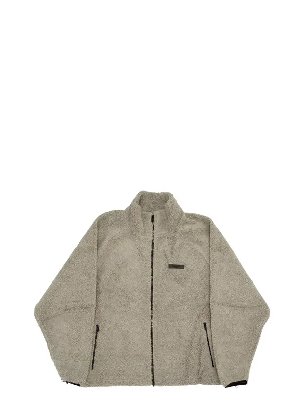 Fear Of God Polar Fleece Full Zip Jacket 'dark Oatmeal - Grey