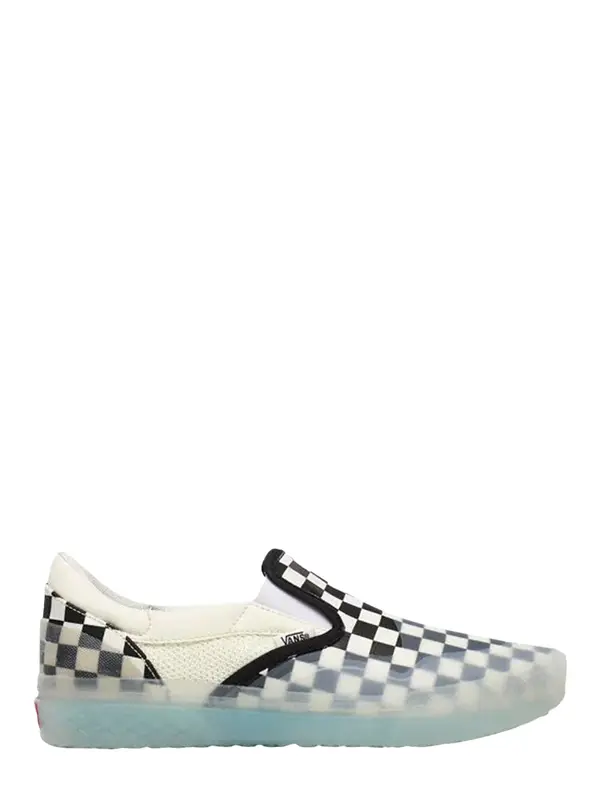 VANS Checkerboard Slip-on Sneakers - Cream