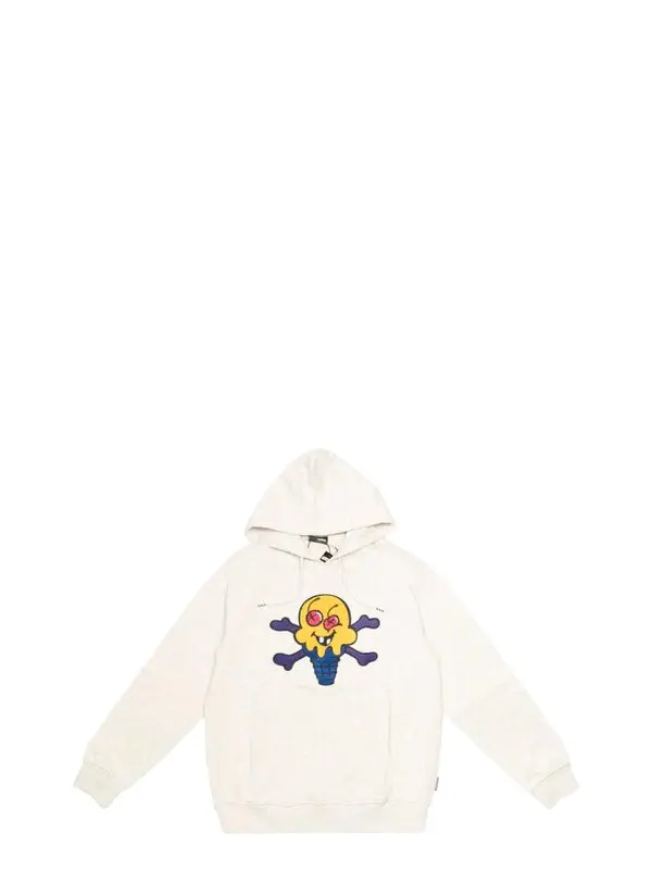 ICECREAM Avery Logo Patch Hoodie - Grey