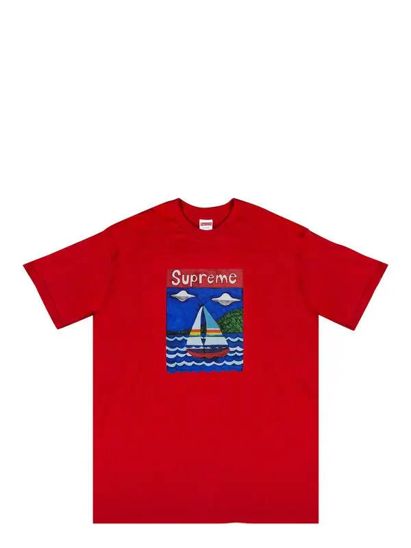Supreme Sailboat Tee - Red