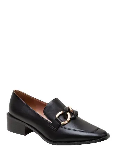 Linea Paolo Chrystie Chain Loafer - Black
