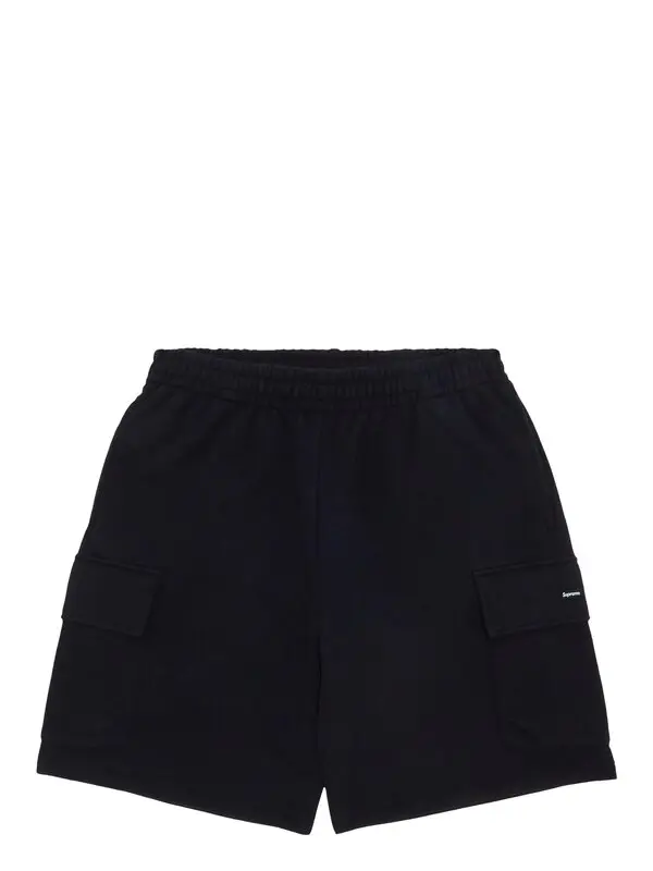 Supreme Small Box Baggy Cargo Sweatshort - Black