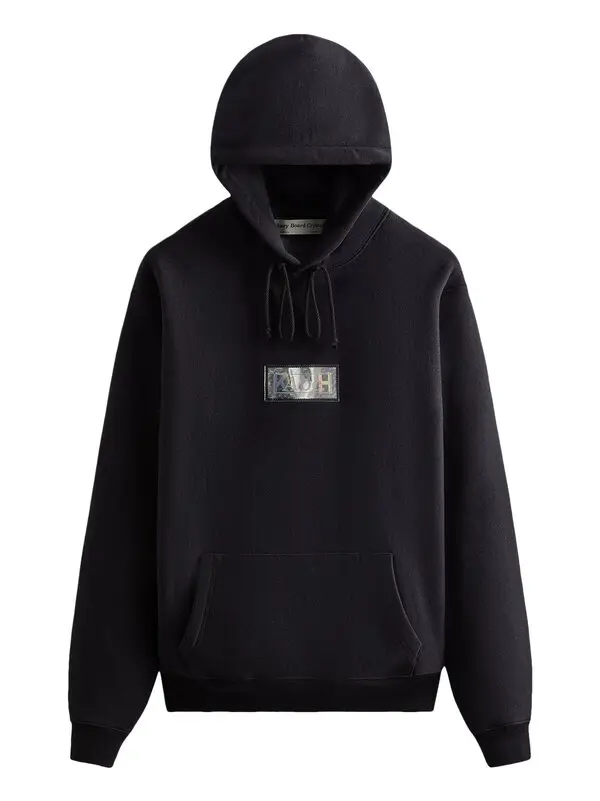 Kith For Advisory Board Crystals Hologram Classic Logo Hoodie - Black