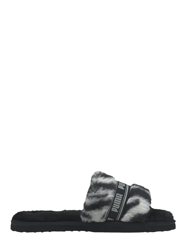 PUMA Fluff Slides - Black
